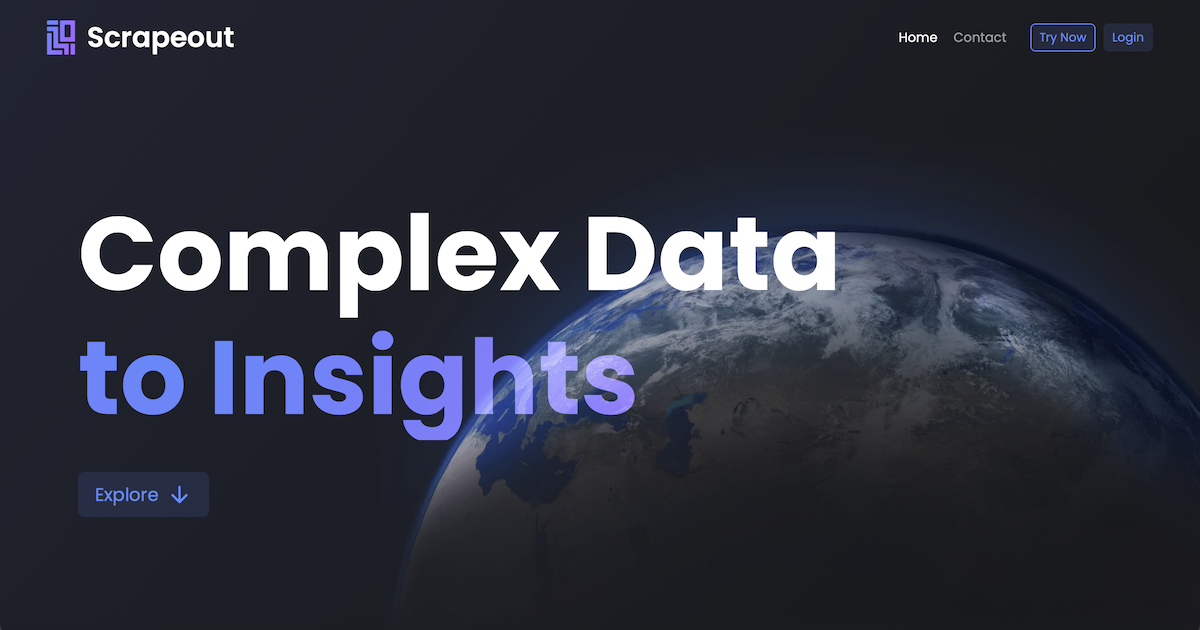 Scrapeout | Login